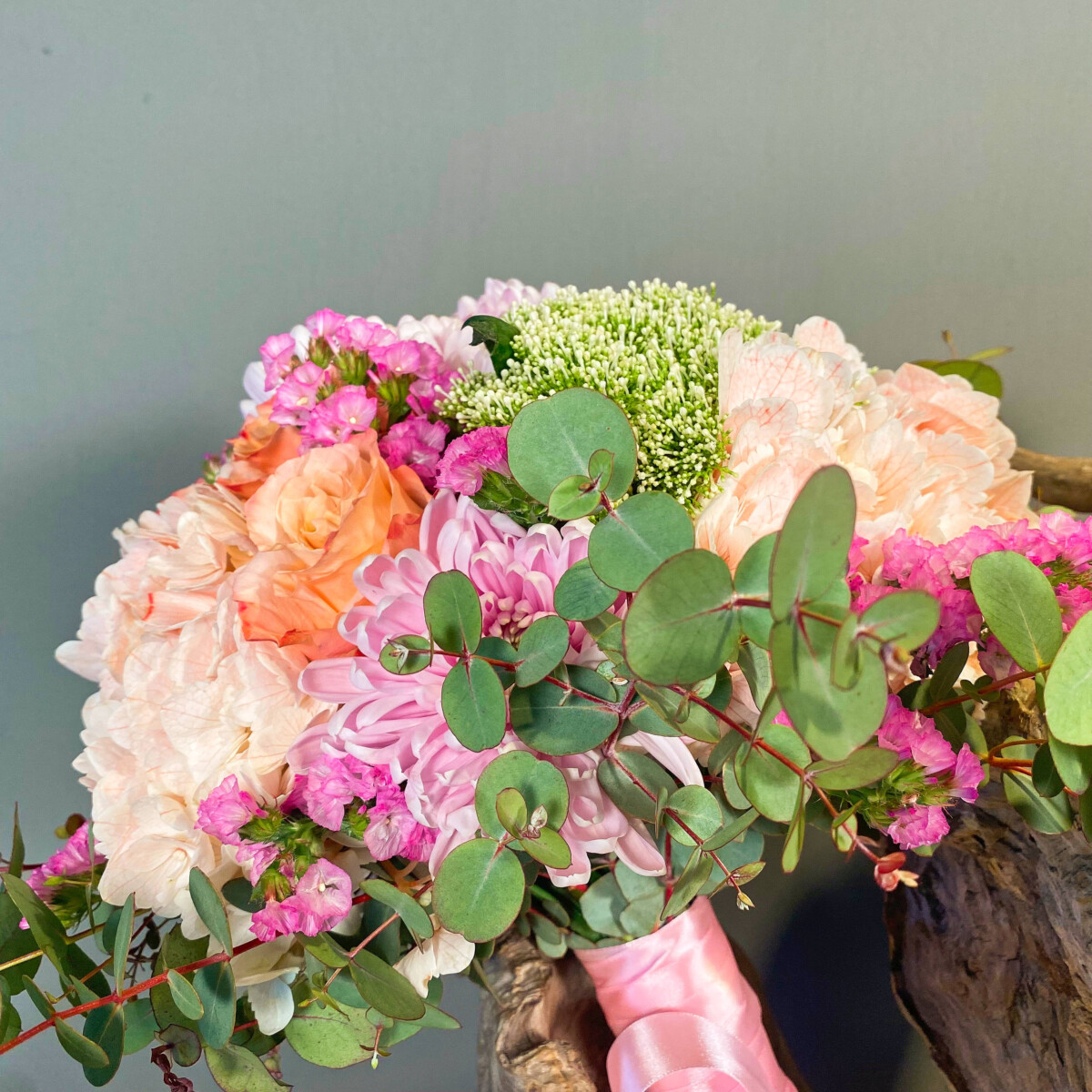 Ανθοδέσμη Γάμου Αμάραντο Χρυσάνθεμα Ορτανσία Τριαντάφυλλα - Neda ...